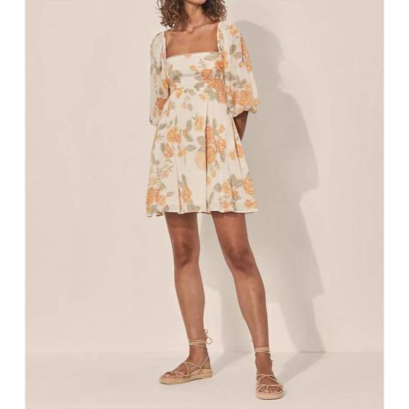 Kivari | Dresses | New Kivari Blake Tie Back Mini Dress In Peach | Poshmark